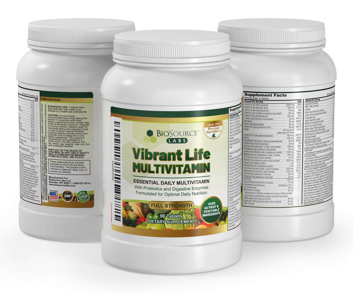 Vibrant Life Multivitamin – BioSource Nutra